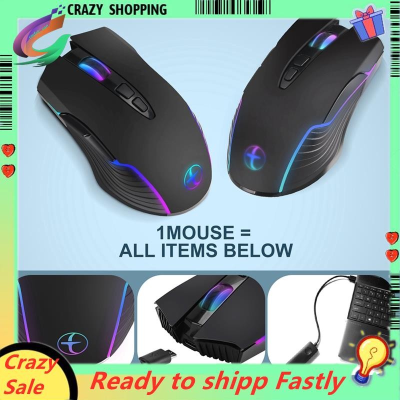 Wireless Gaming Mouse Mover Mouse Jiggler with On/Off Button Keep ...