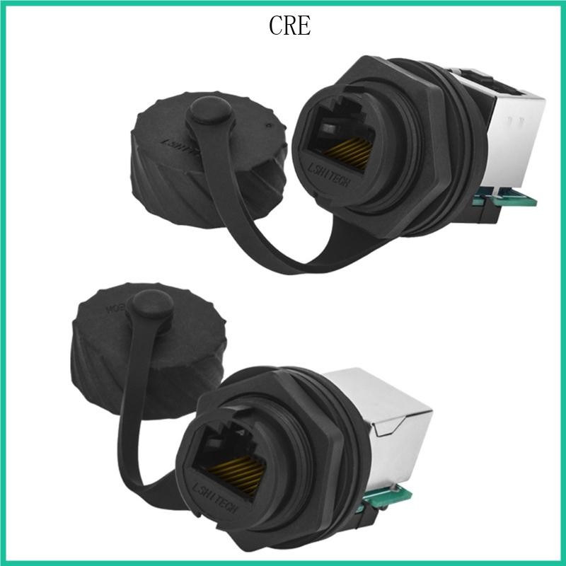 CRE RJ45 Ethernet Connector Plastic Cat5e Male to Female Industrial ...