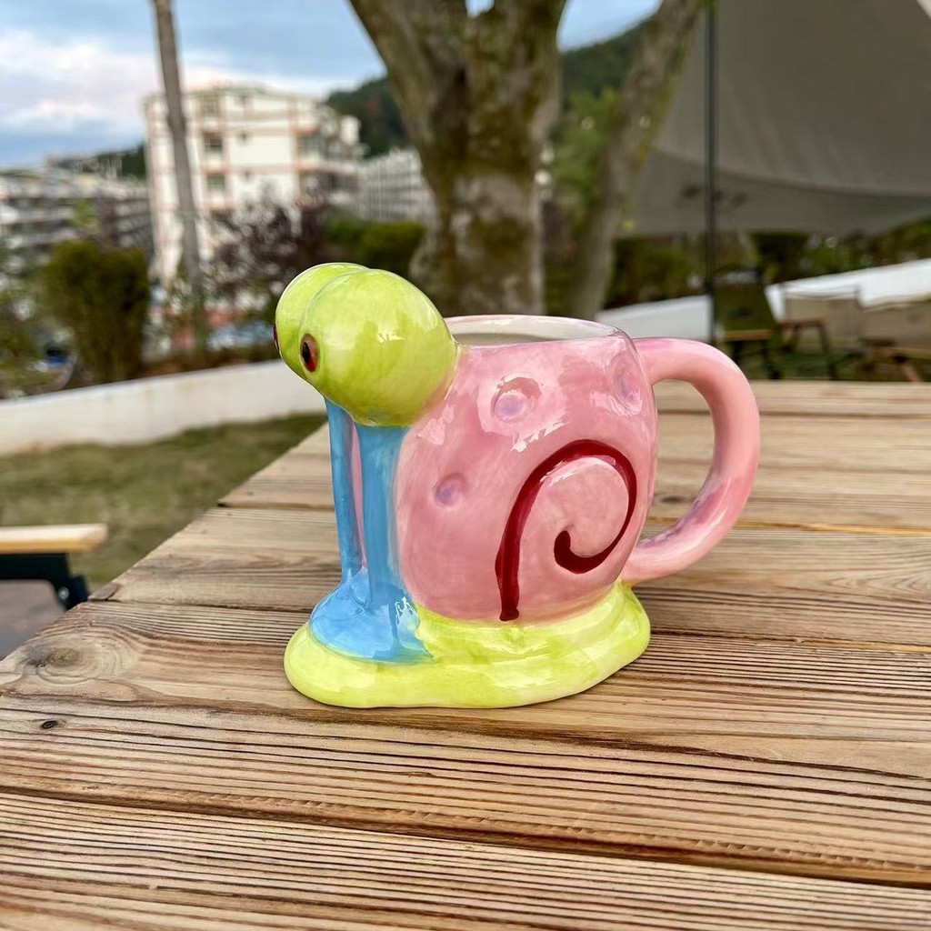Creative Cute Cute Cute Cute Little Snail Water Cup Cartoon 3d Embossed ...