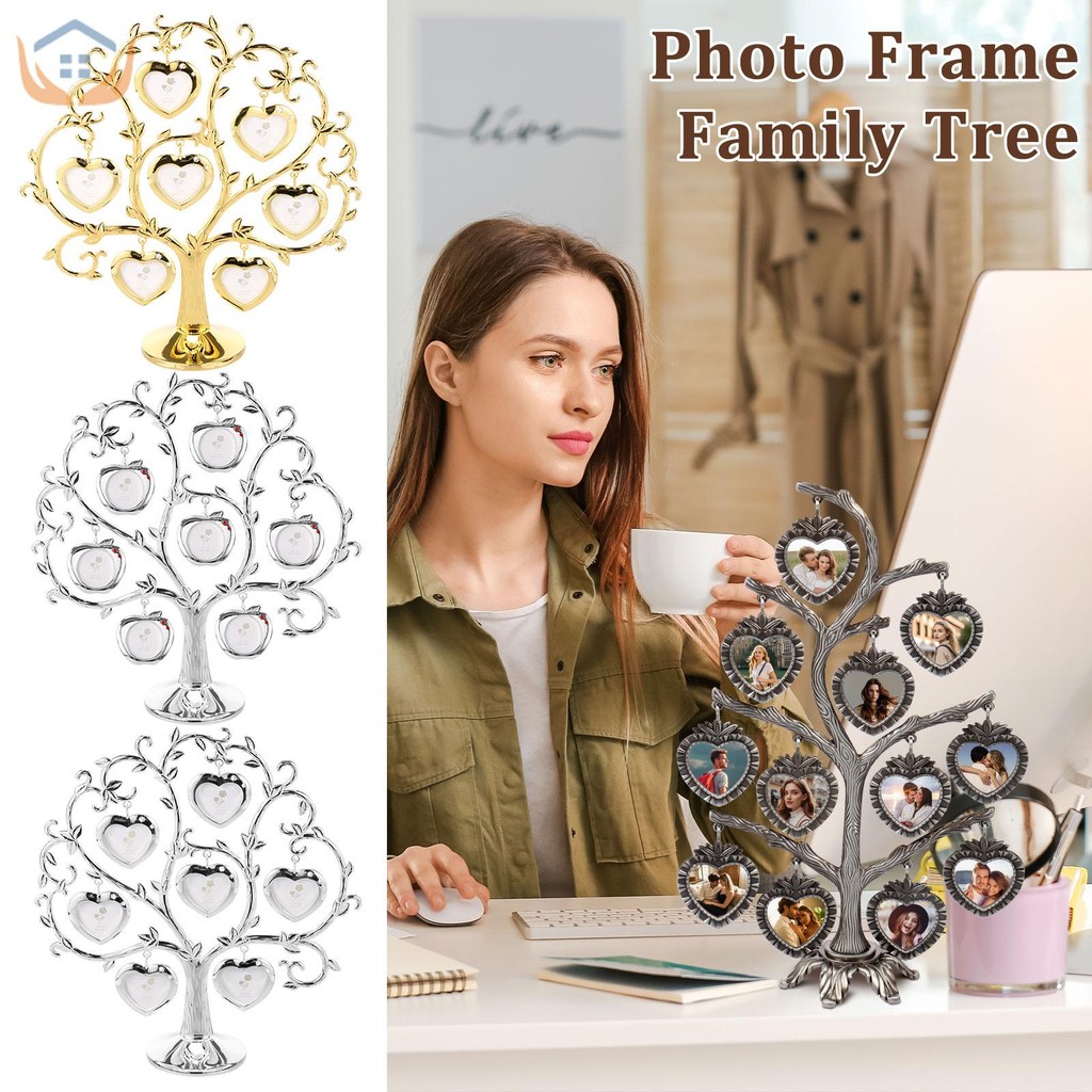 Hanging Photos Display Tree Metal Photo Frame Family Tree Free ...