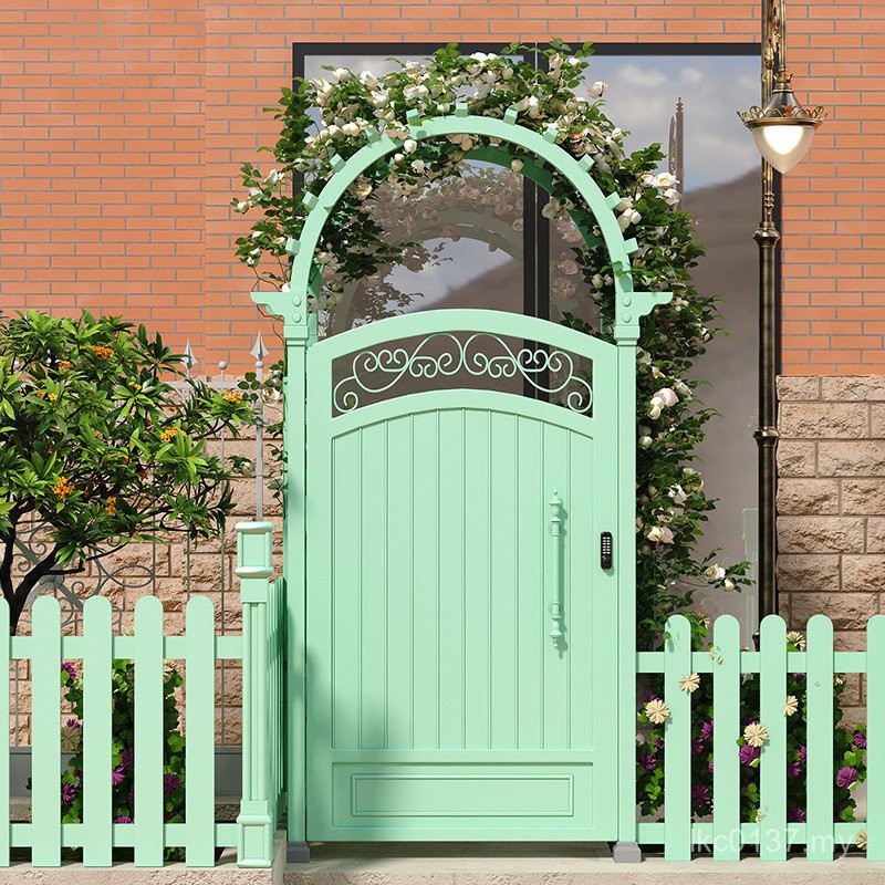 Villa Door Self-Built Entrance Door Garden Door Courtyard Opposite Door ...