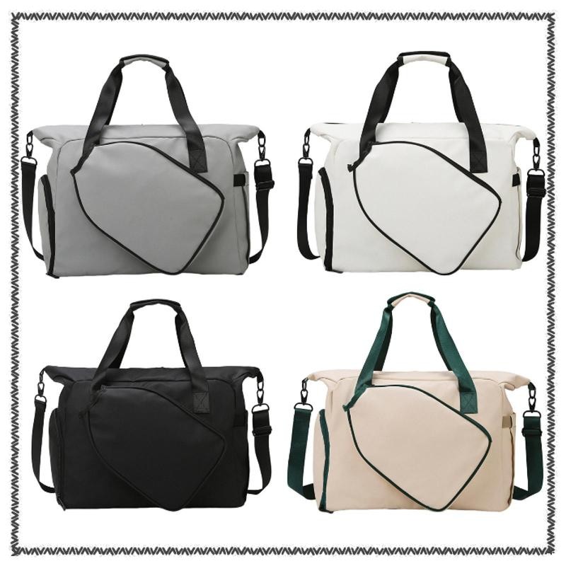 [MCA] Pickleball Bag with Racquet Paddle Holder Bag Tote for Women Men ...