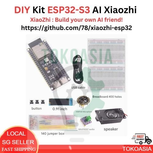 DIY Kit ESP32-S3 AI Xiaozhi Robot Breadboard DevKitC-1 N16R8 | Shopee Malaysia
