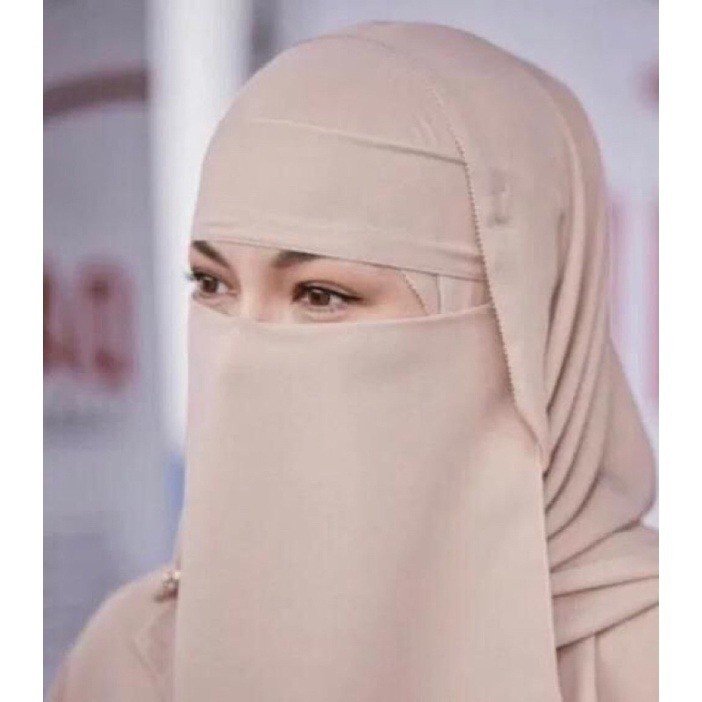PURDAH NIQAB MUSLIMAH HEAVY CHIFFON | Shopee Malaysia