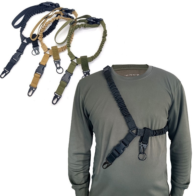 背带单点肩带斜跨任务护作战训练调节背带Strap Single Point Shoulder Strap Diagonal Mission ...