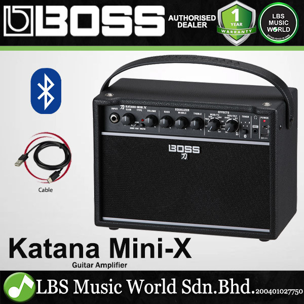 Boss Katana Mini-X 10 Watts 5" Speaker Guitar Bass Bluetooth Amplifier ...