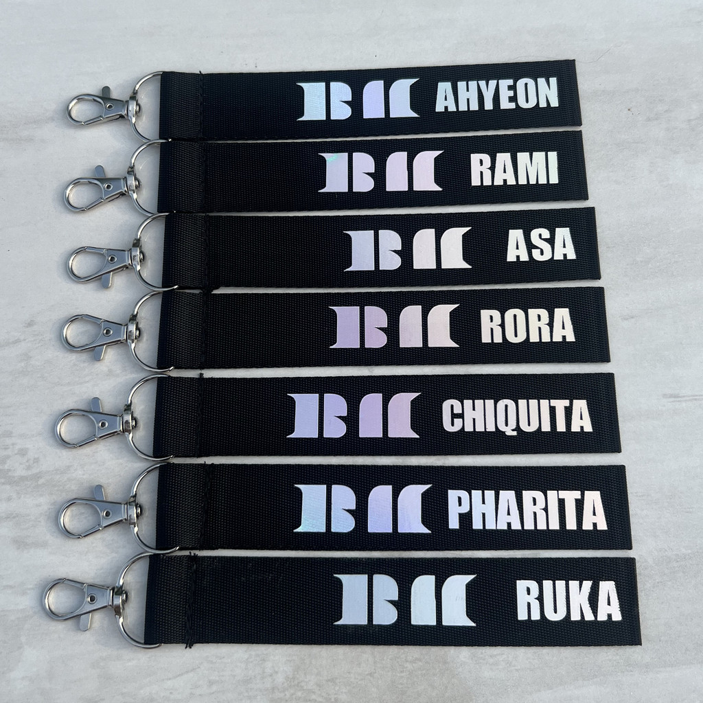 Kpop BABYMONSTER Phone Strap Lanyard with Idol Name Keychain - Cute ...
