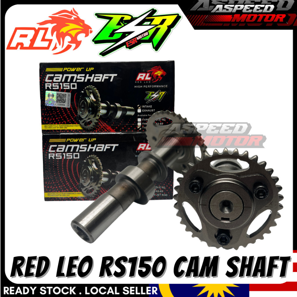 🔥 RED LEO ESR RS150 CAM SHAFT CAMSHAFT RACING TYPE 1 2 3 INTAKE EXHAUST ...