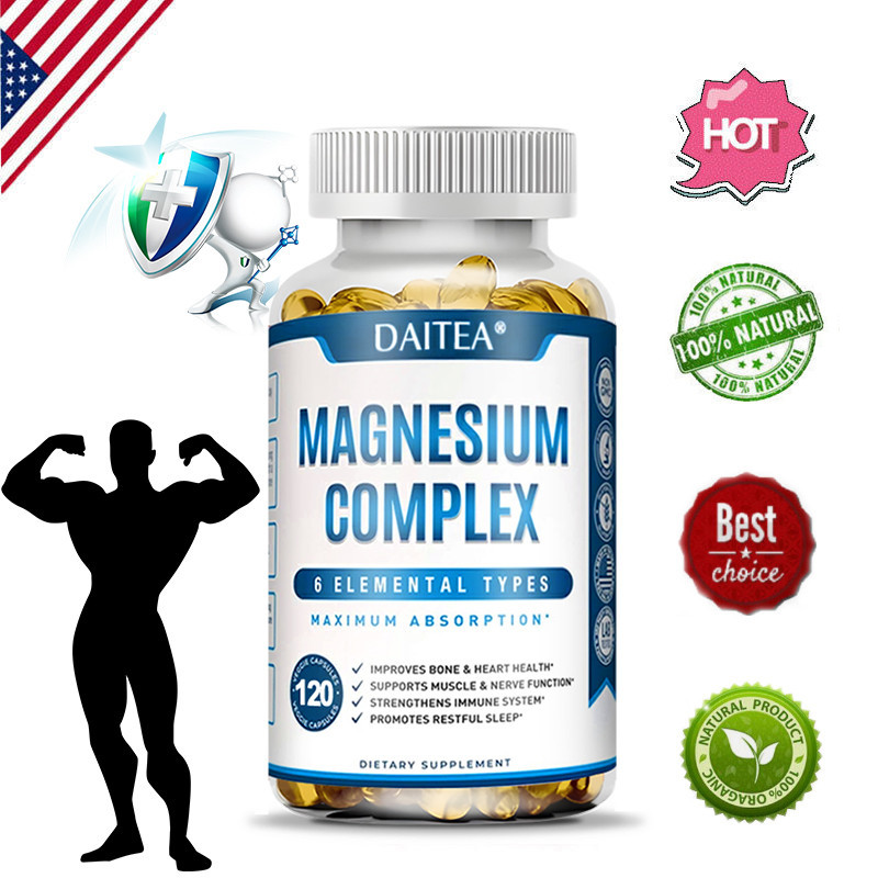 Magnesium Complex Capsules - Supports Muscle, Nerve, Heart and Bone ...
