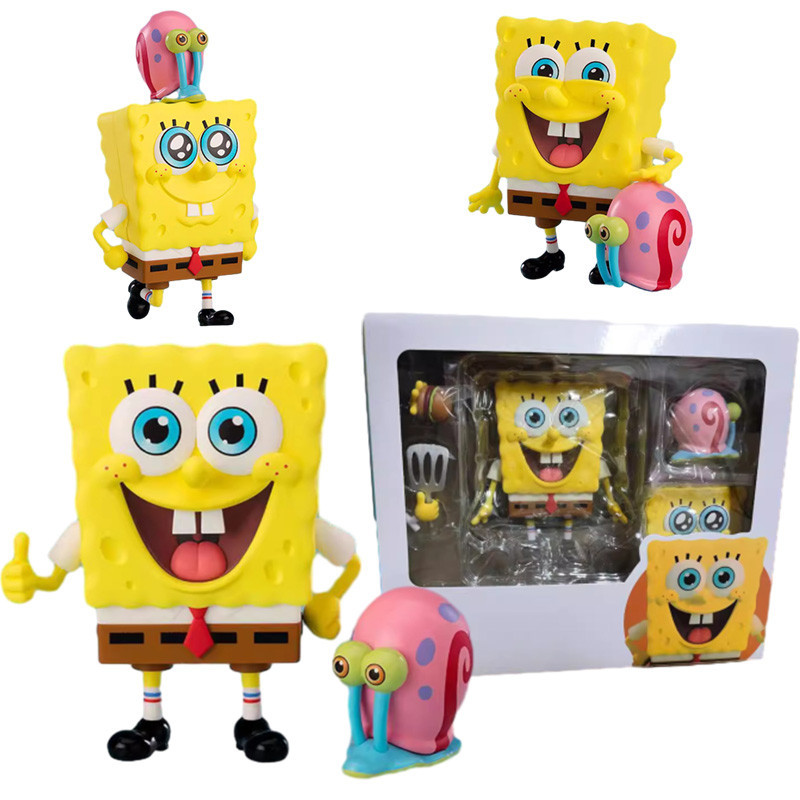 1926# SpongeBob SquarePants Nendoroid Action Figure Model Doll Toy ...
