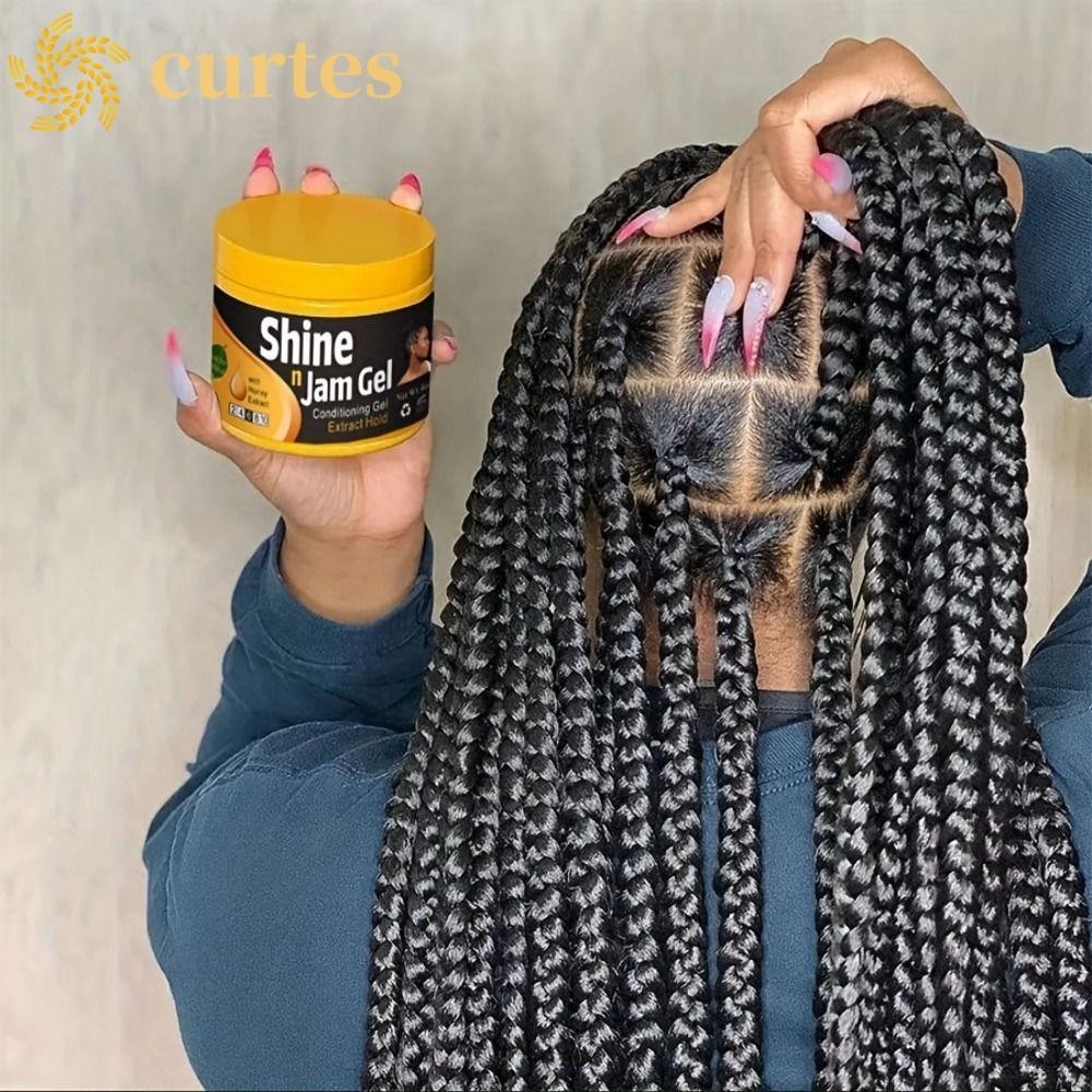 CURTES Shaping Cream, Anti-Frizz Edge Control Extra Hold Conditioning ...