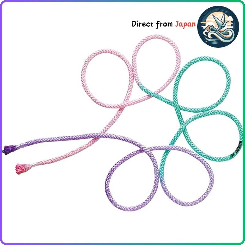 Sasaki Rhythmic Gymnastics 3-Color Rope, Light Pink x Peppermint Green ...