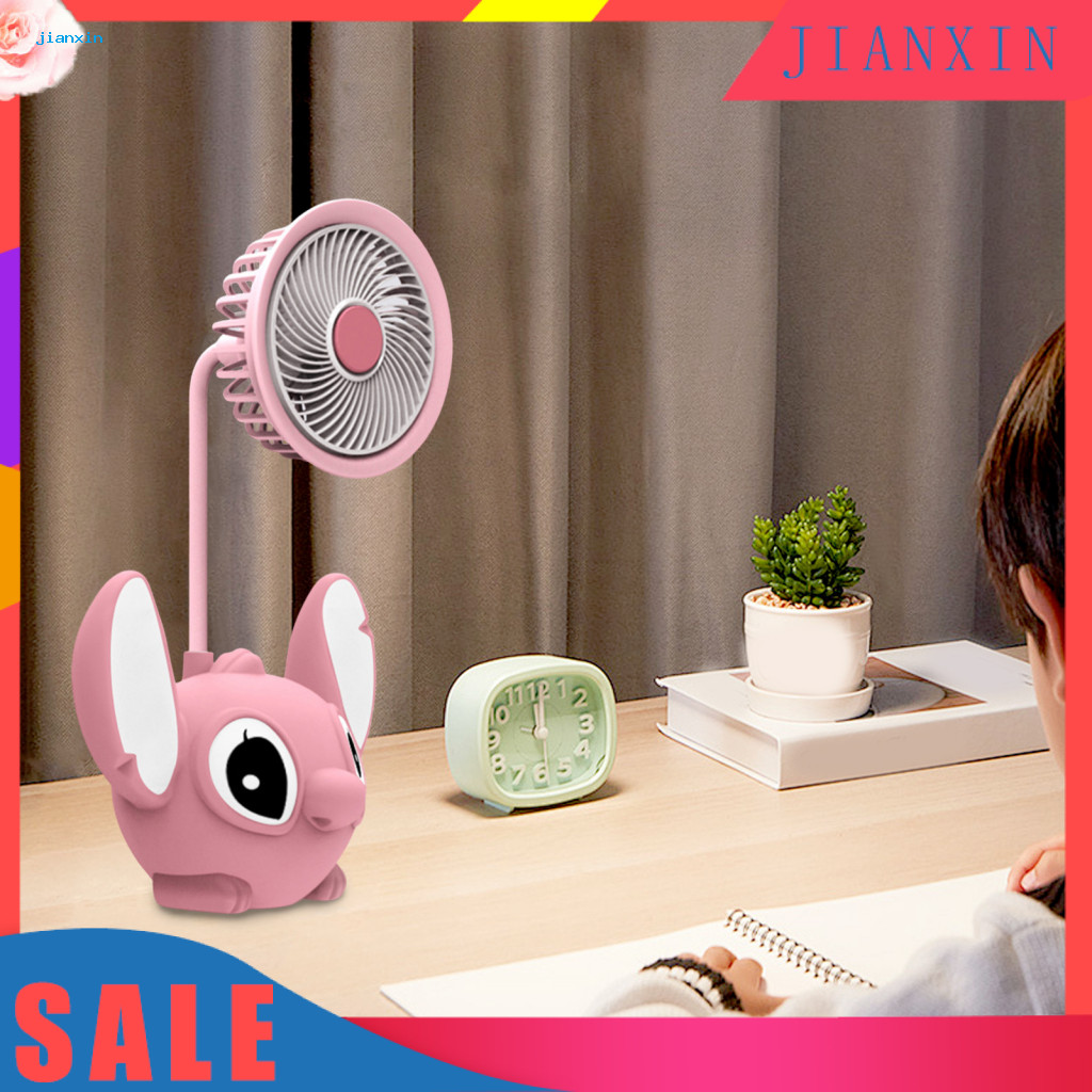 Lightweight Desk Fan Cute Cartoon Fan Cartoon Electric Fan with Pencil ...