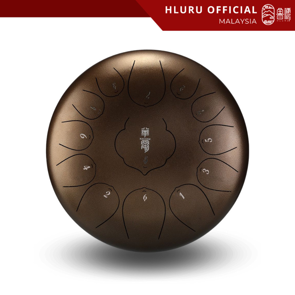 HLURU HuaShu Carbon Steel Tongue Drum 13 Tones (12") | Shopee Malaysia