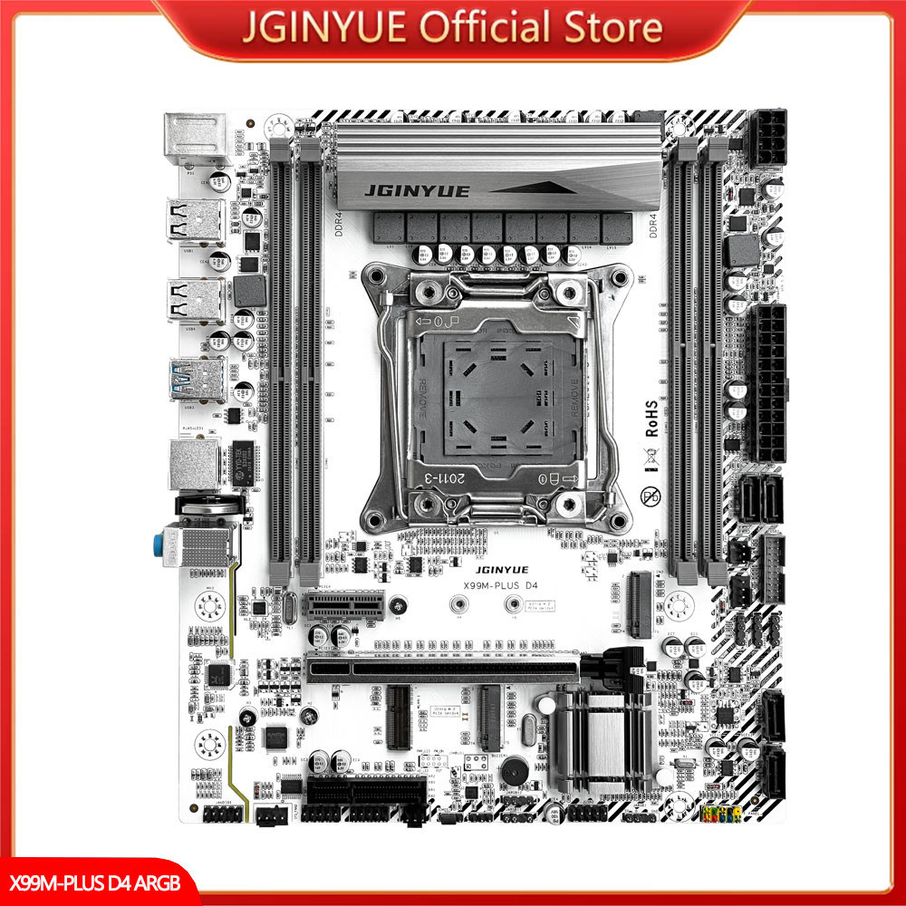Jginyue X99 Plus D4 Argb Motherboard Lga 2011 3 Support Xeon E5 V3 V4