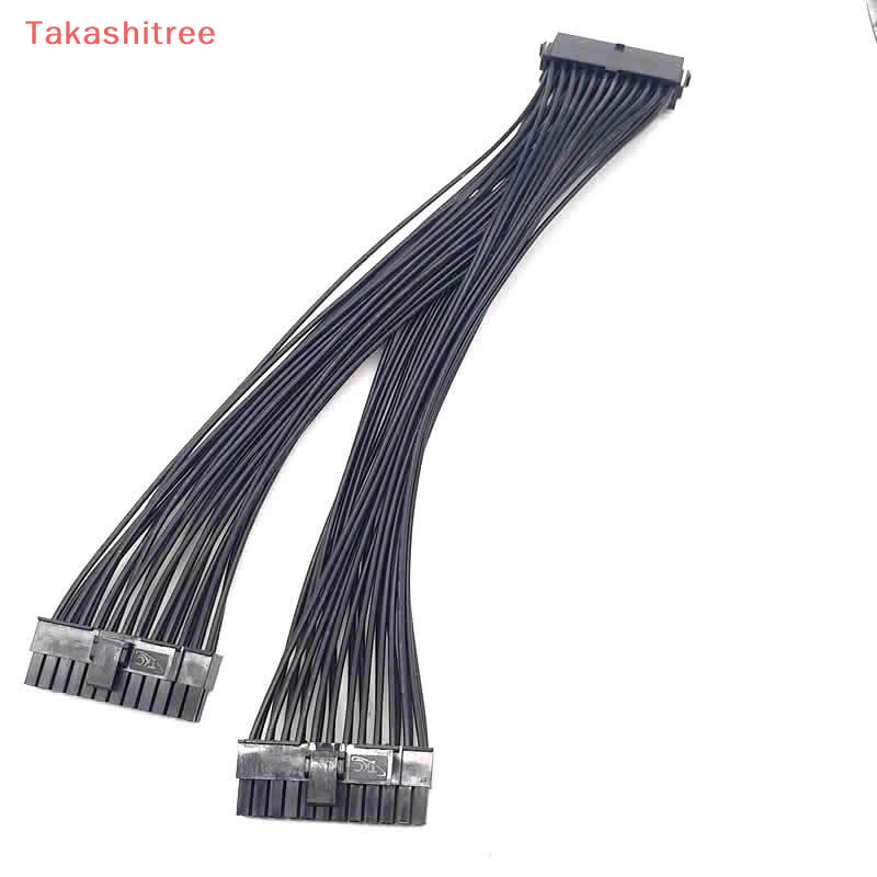 (Takashitree) Dual PSU Power Supply 24 Pin ATX Motherboard Splitter ...