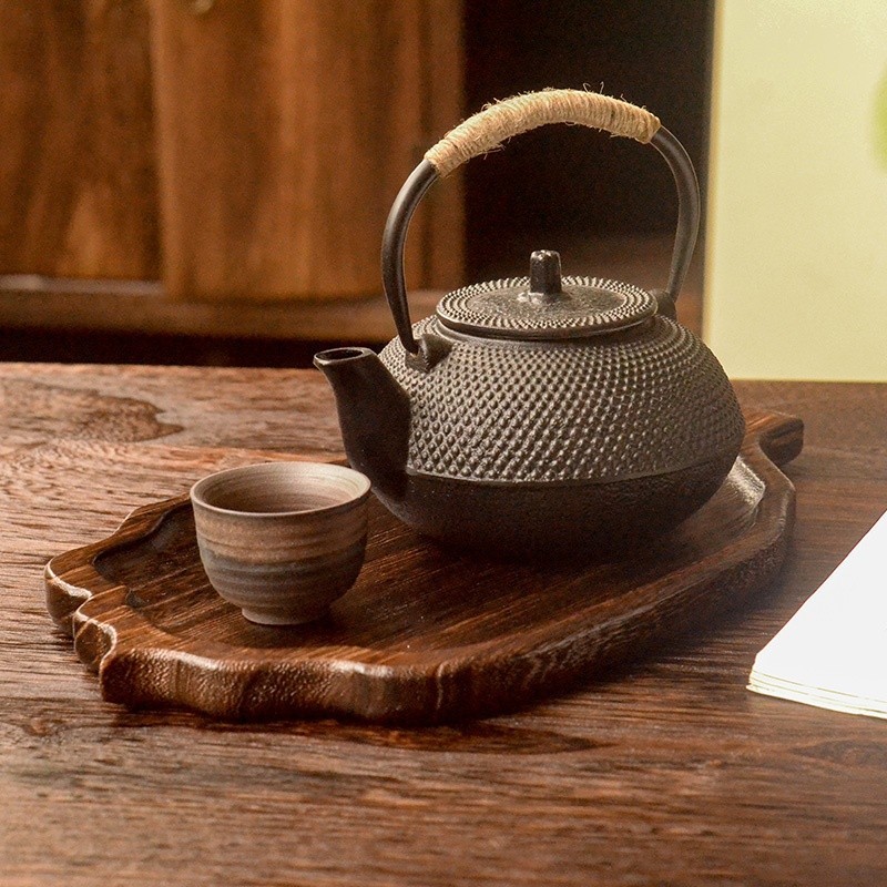 Ikinida Wooden serving tray set pinggan mangkuk plate Dulang Kayu ...