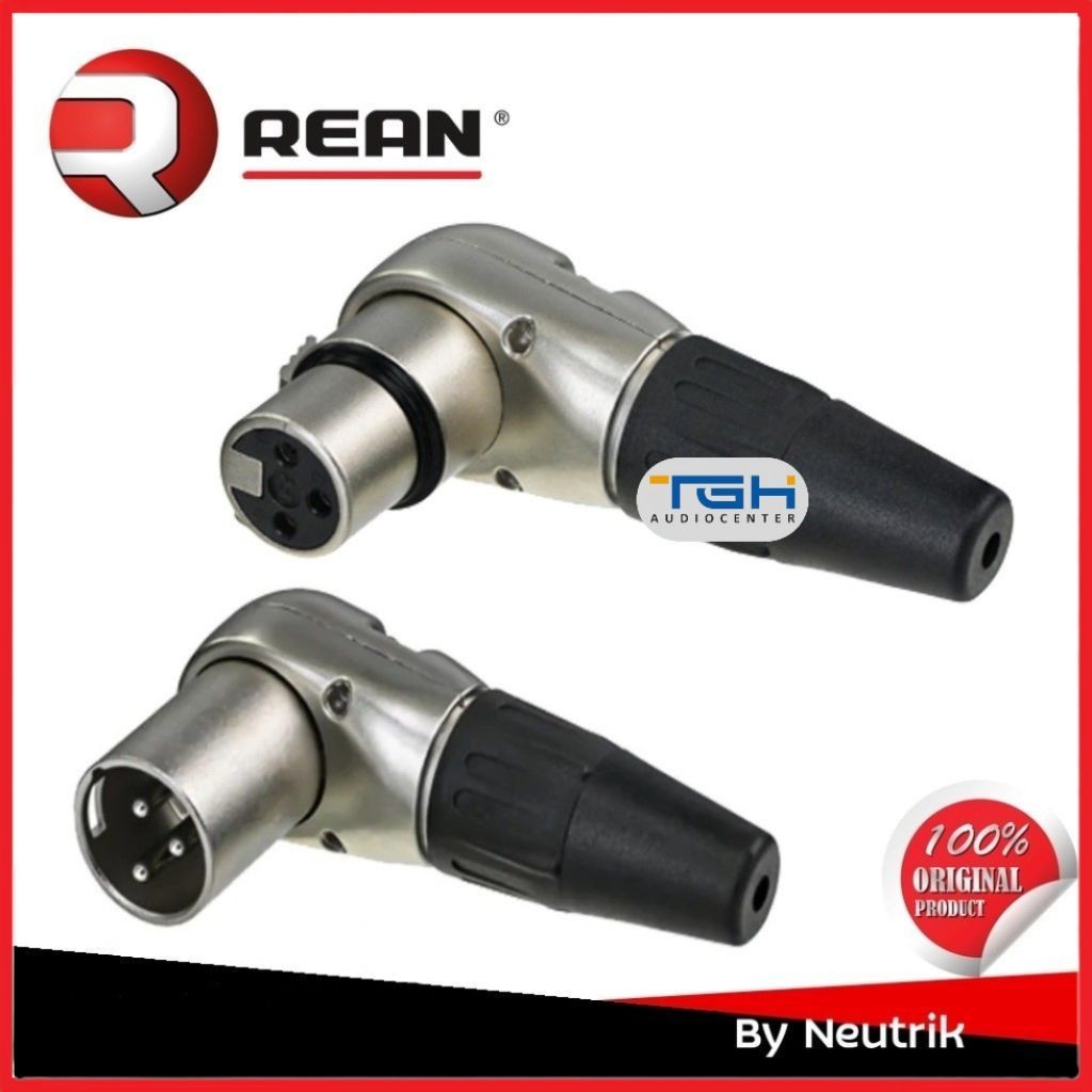 Genuine L REAN Curved Canon Jack RC3FR - RC3MR. (Price Is for 1 piece ...
