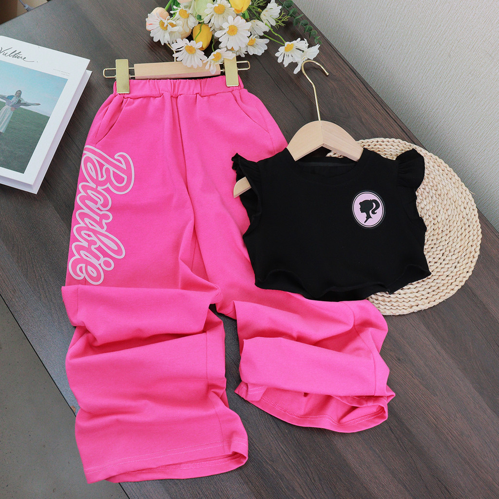 [Original] Babie Girls Clothes Set Tank Tops and Trouser Fashion Baby ...