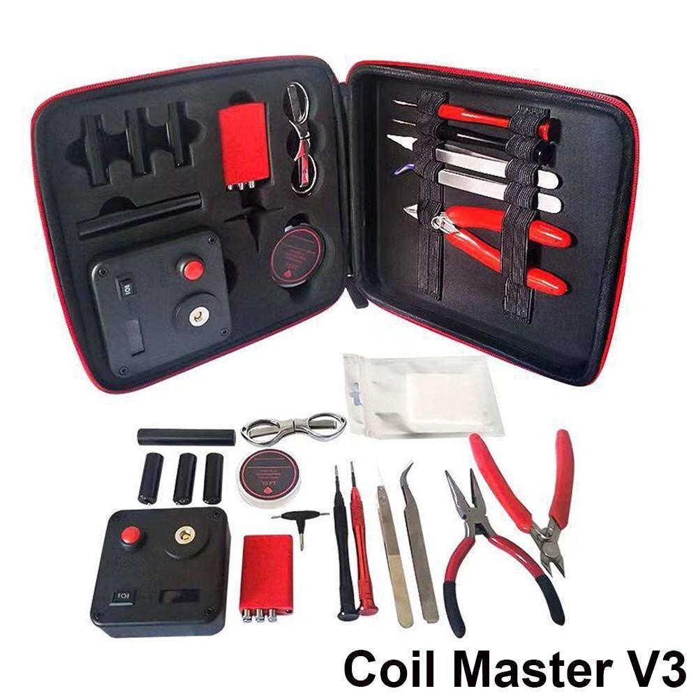 Coil Master V3 Tool Kit RDA Tank Coil Rolling Bag DIY Cotton Tool 521 ...