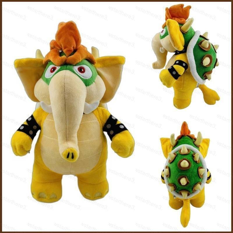 YE 32cm The Super Mario Bros Elephant Bowser Plush Dolls Gift For Kids ...