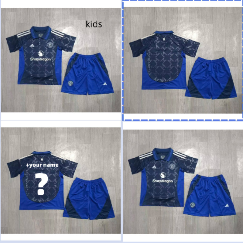 Man UTD Jersey 24/25 KIDS MU KIT Boy Football Shirt Set | Shopee Malaysia