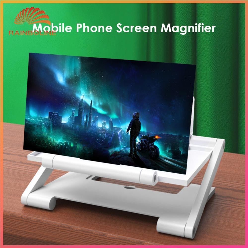 Rain 8inch Folding Mobile Phone Magnifying Glass 3D HD Cell Phone ...