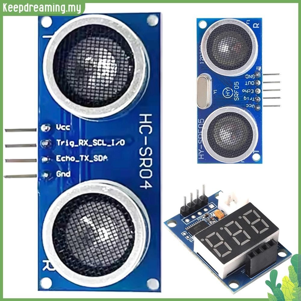 keepdreaming HC-SR04/HY-SRF05 5Pin Ultrasonic Distance Measuring Module Fit for Arduino | Shopee ...