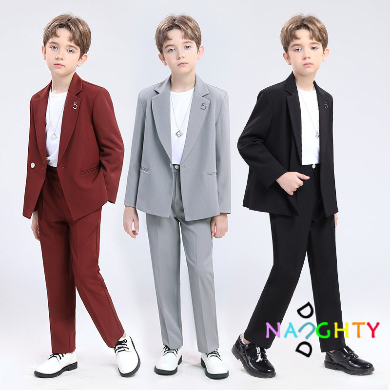 Kanak-kanak Sut Blazer Children's Blazer Suit 1-15 Years Old Boy ...