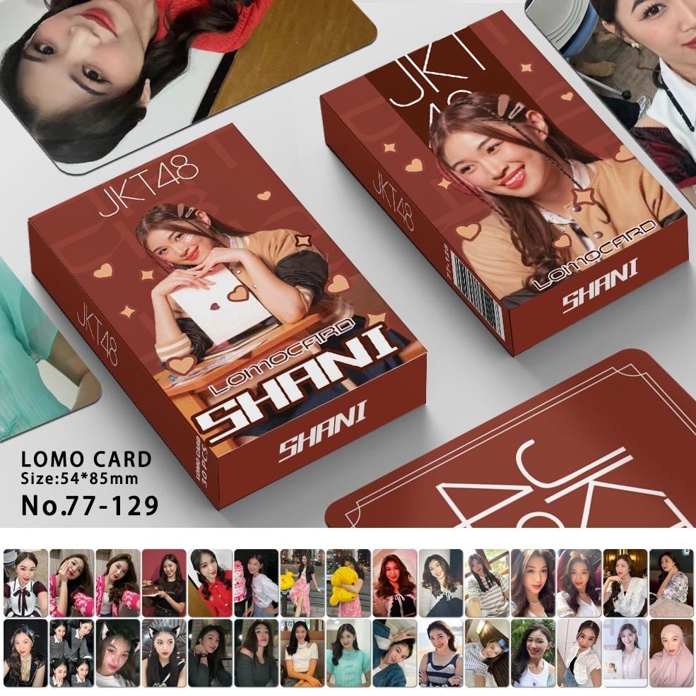 [30pcs] Pack PHOTOCARD SHANI JKT48 RED ALBUM LOMO CARD PHOTO CARD KPOP ...