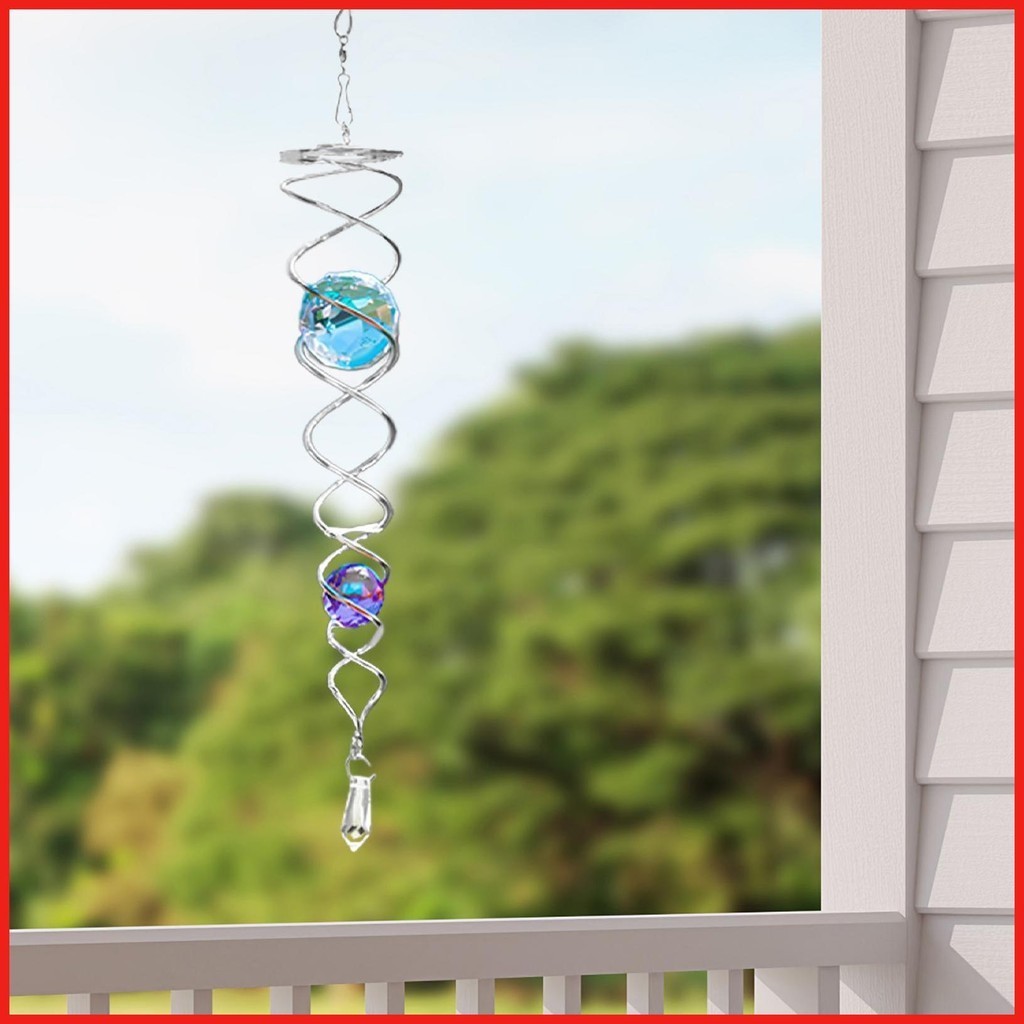 Gazing Ball Spiral Tail 9 Inch Stainless Steel Gazing Ball Spiral Tail ...
