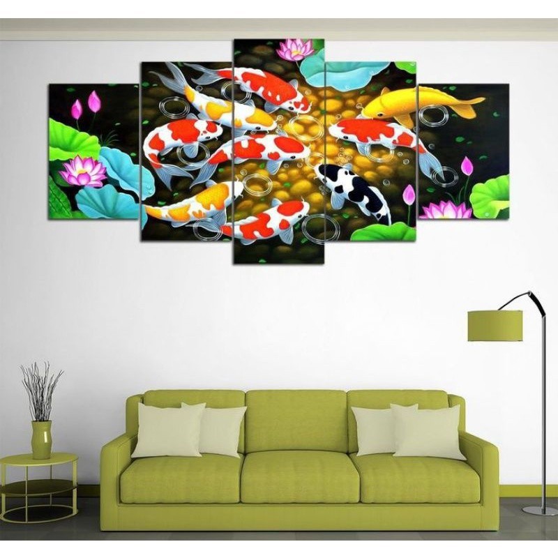KAYU Living Room Wall Decoration Fish MOTIF MDF Wood POSTER BIM BIM ...