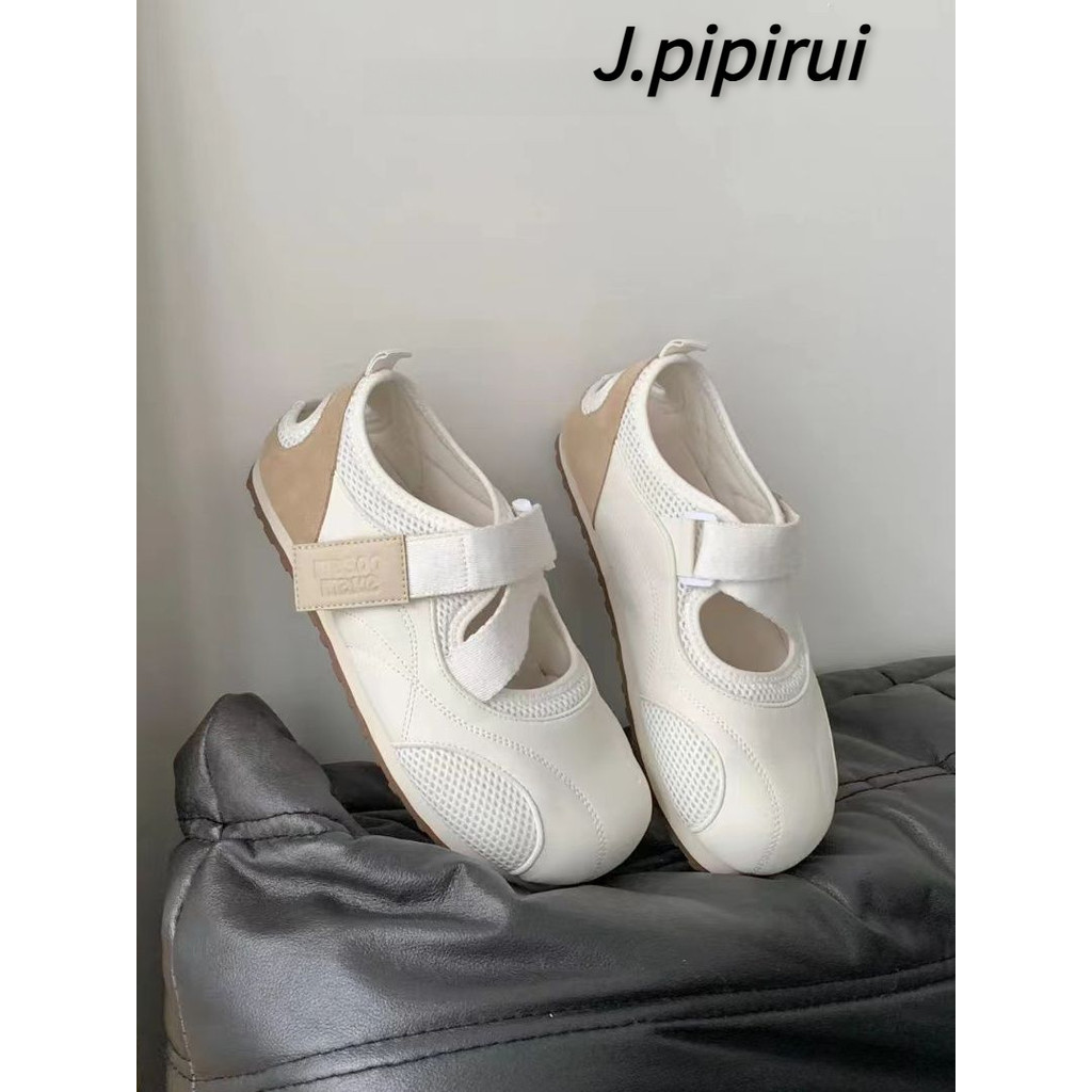 Puff Breathable Sandals Women's Velcro Mary Jane Sandals Fashionable ...