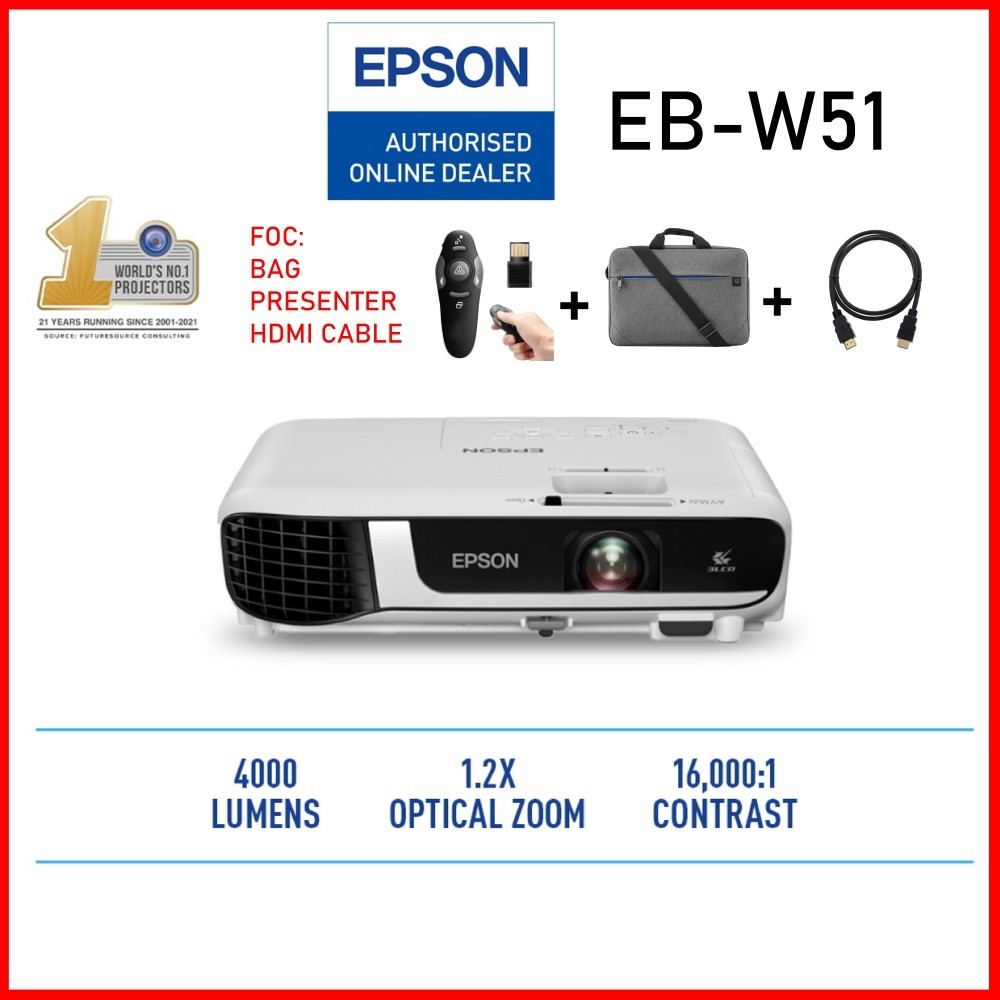 EPSON E24 EB-X06 EB-E12 EB-X52 EB-E01 E10 EB-W51 W55 FH-01 EH-TW6250 ...