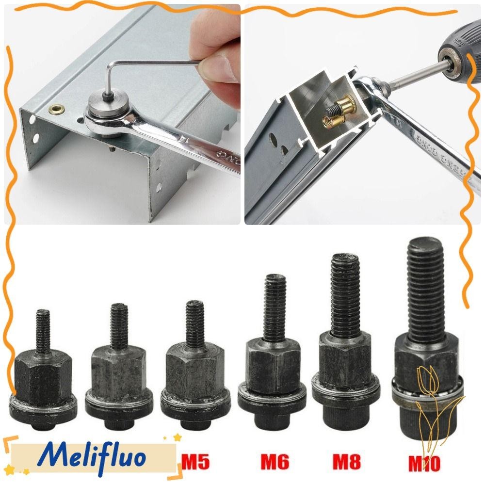 MELIFLUO 1Pcs Hand Rivet Nut, Mandrel Staple M3 M4 M5 M6 M8 M10 Manual ...