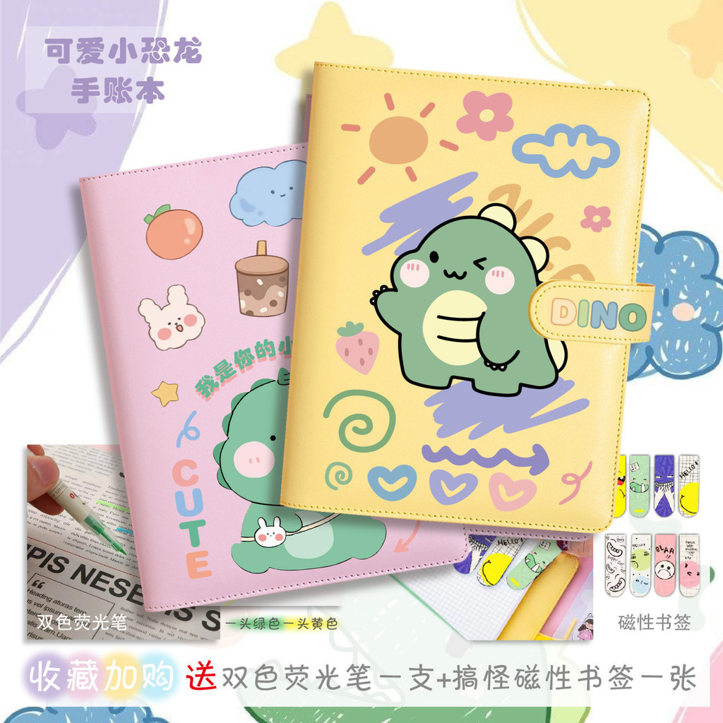 Super Cute A6PU Book Thick Small Book Portable Mini Handbook Cute ...