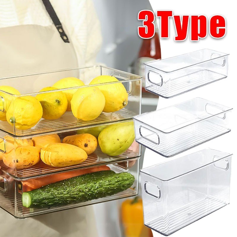 Kitchen Refrigerator Drawer Type Food Storage Box / Fridge Fruit ...