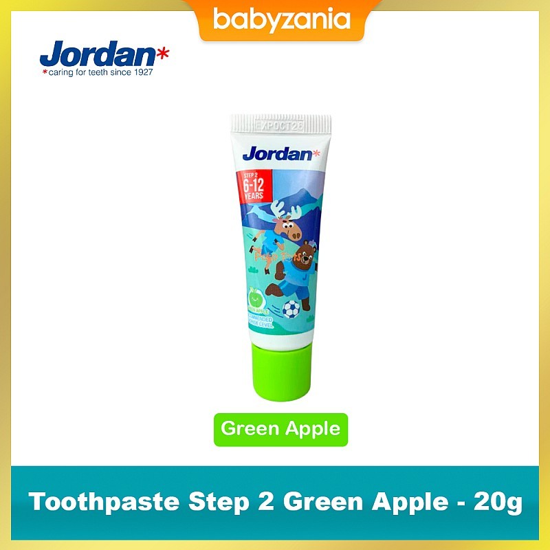 Jordan Kids Step 2 Green Apple Toothpaste - 20 gr | Shopee Malaysia