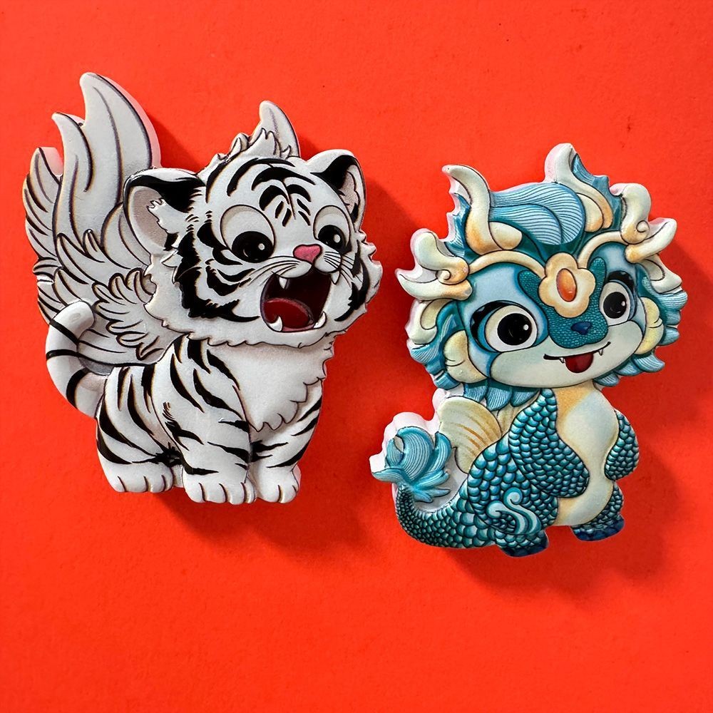 96% Praise Rate Chinese Traditional Culture Auspicious Four Mythical ...