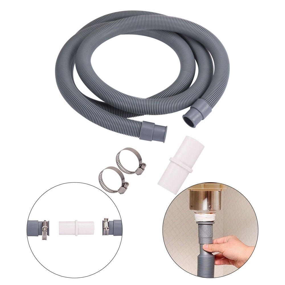 [WELV] Universal Washing Machine Dishwasher Drain Waste Hose Extension ...