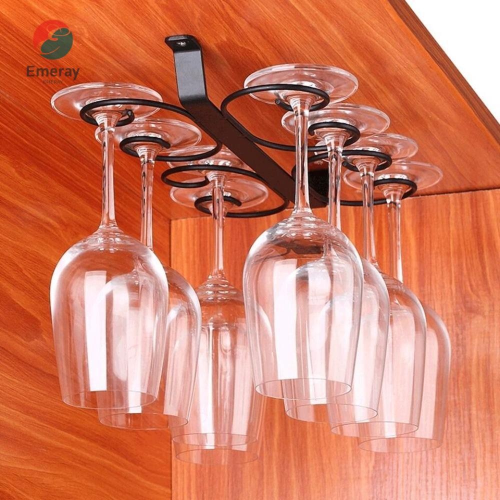 EMERAY Wine Glass Holder, Durable Household High Legged Cup Holder ...