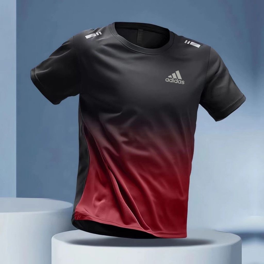 Microfiber T-Shirt/Multi Gradient Color T-Shirt/Quick-Drying Sweat ...
