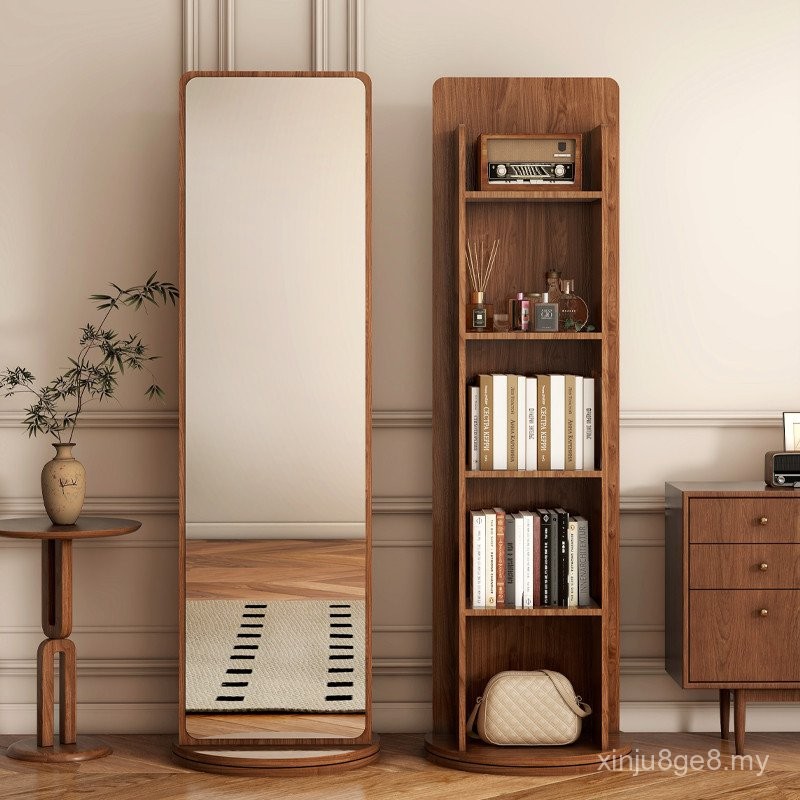 Rotating Dressing Mirror Full-length Floor-length Mirror Household ...