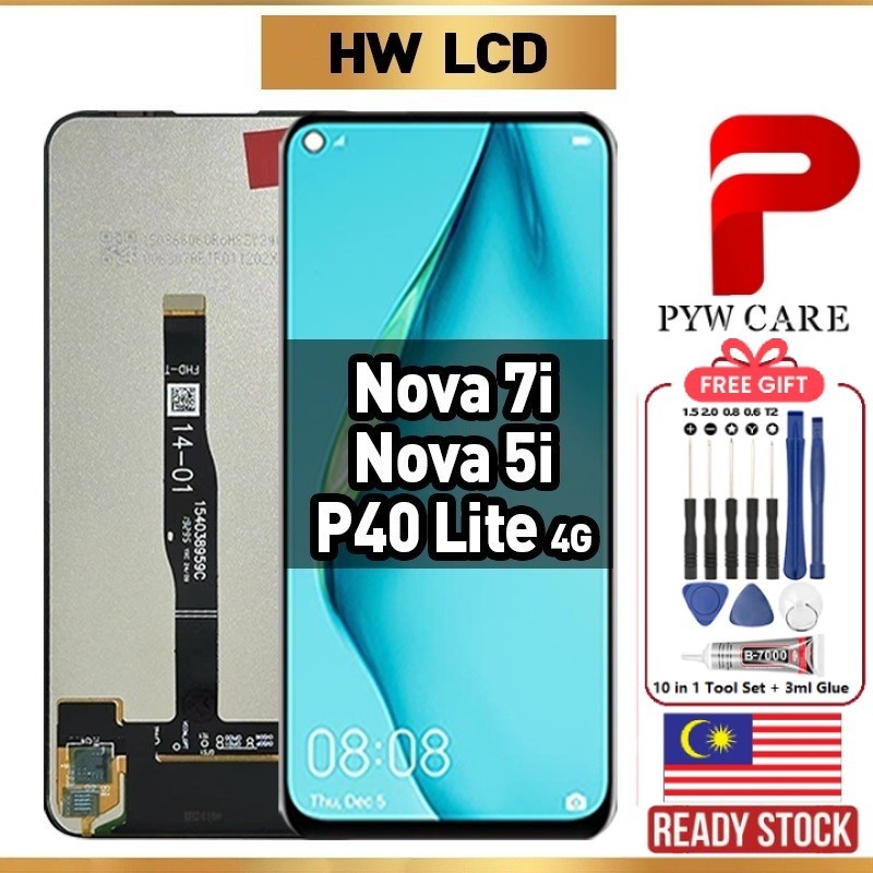 LCD Screen Compatible For Hw Nova 7i / Nova 5i / Nova 6 Se / P40 Lite 4G LCD Screen | Shopee ...