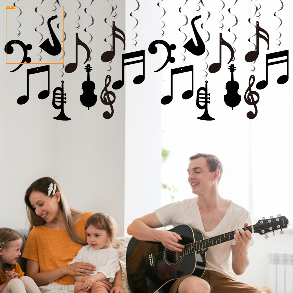AREL Note Design Hanging Vortexes Musical Theme Party Supplies Musical ...