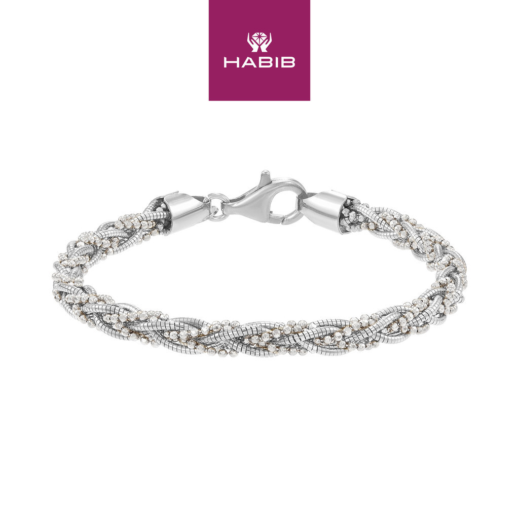 HABIB 925 Silver Bracelet SPR2 SUN1 | Shopee Malaysia