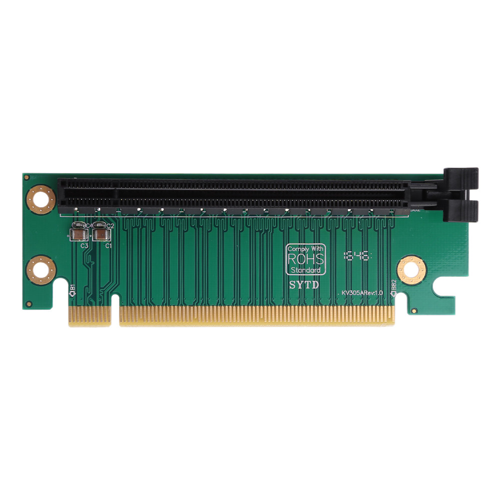 PCI-E Express 16X 90 Degree Adapter Riser Card for 2U Computer Chassis ...