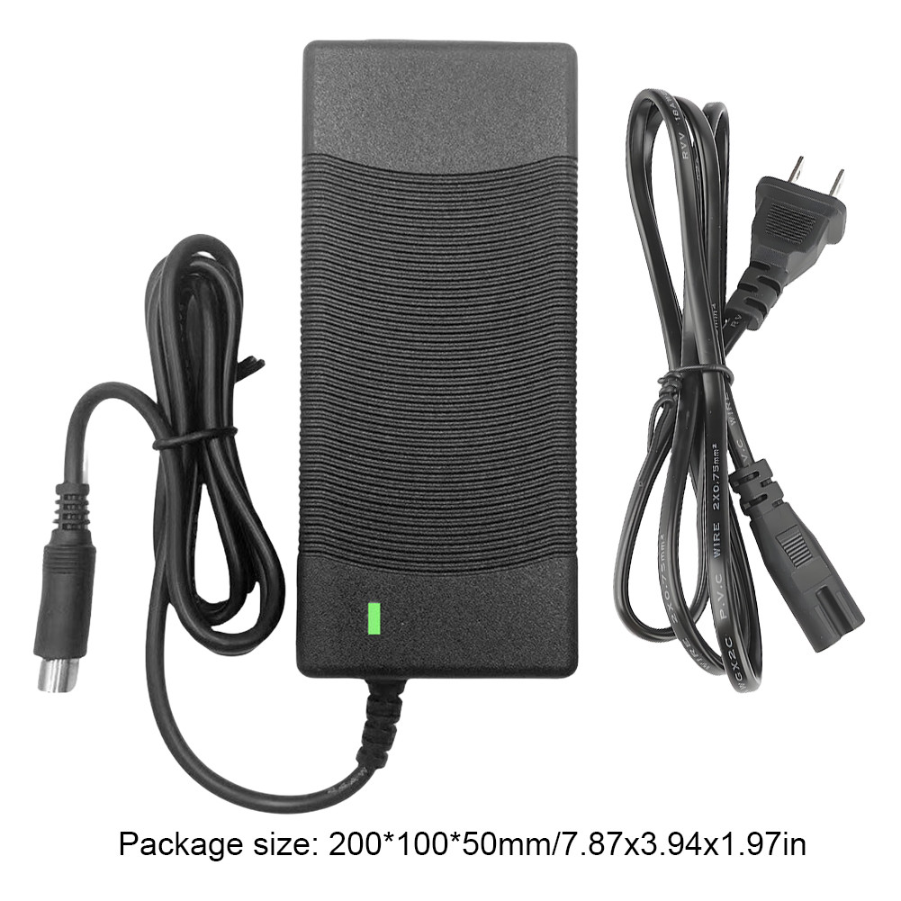 42V 2A Balance Wheel Charger Electric Bike Universal Lithium Battery ...