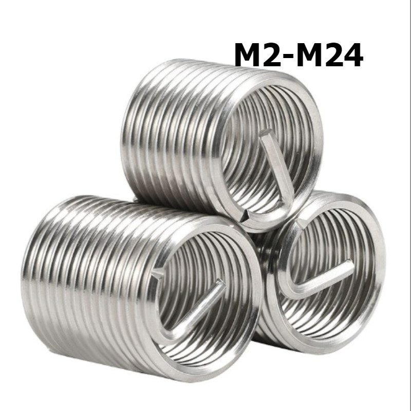 [JCSY] 304 Stainless Steel Wire Threaded Sleeve Threaded Sheath Braces Screw Sleeve M2M2.5-M24 ...