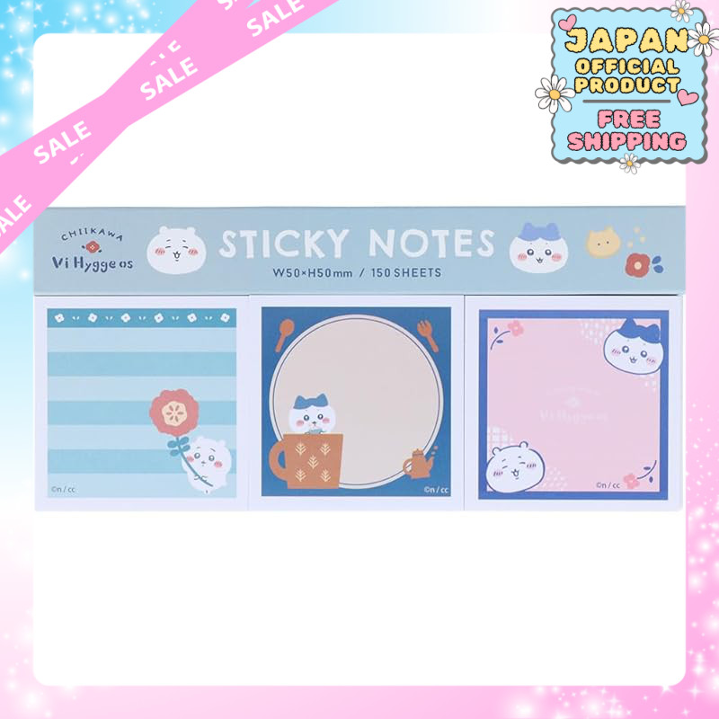 Chiikawa Sticky Notes Memo Blue Standard｜Japan Official | Shopee Malaysia